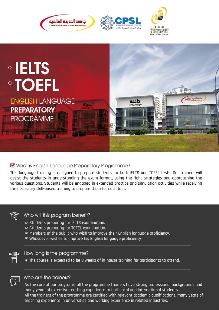English Language Preparatory Programme - Centre of Preparatory Studies ...